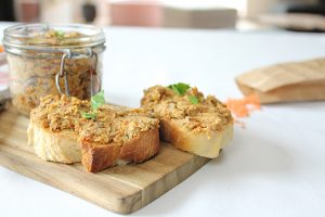 Recette du pâté végétal de lentilles corail et graines de tournesol