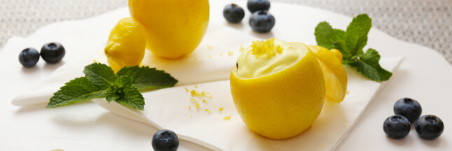 Citron givré : une recette de dessert facile à faire sans sorbetière