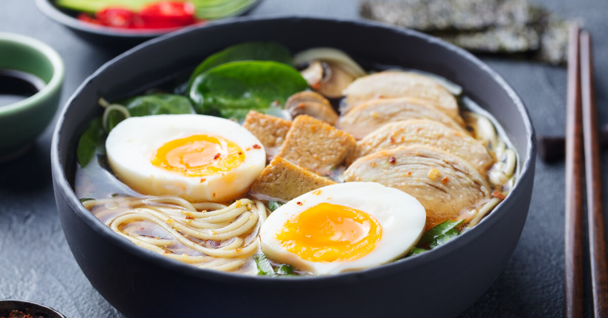 Recette : ramen poulet au miso et au gingembre comme au Japon