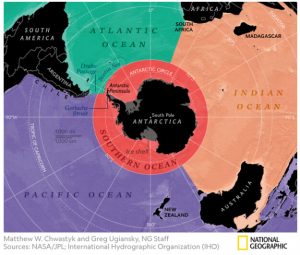 Océan Austral : il y a désormais 5 océans sur Terre