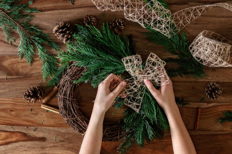 DIY de Noël - Fabriquer une couronne de l'Avent en quelques étapes
