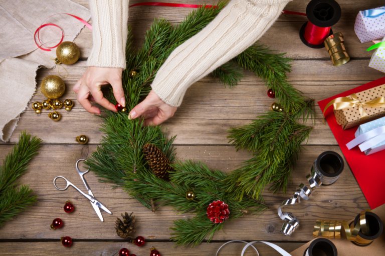 DIY de Noël - Fabriquer une couronne de l'Avent en quelques étapes